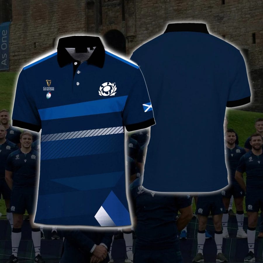 Scotland Rugby Team – Six Nations Championship 2026 PLSC5 Luxury Polo ...